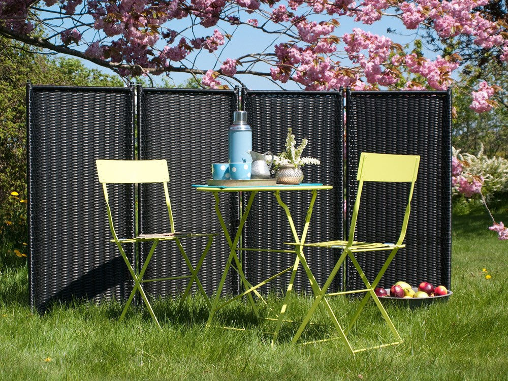 Plus Trend Paravent 4-teilig Polyrattan 235 x 120 cm bestellen > Plus A ...