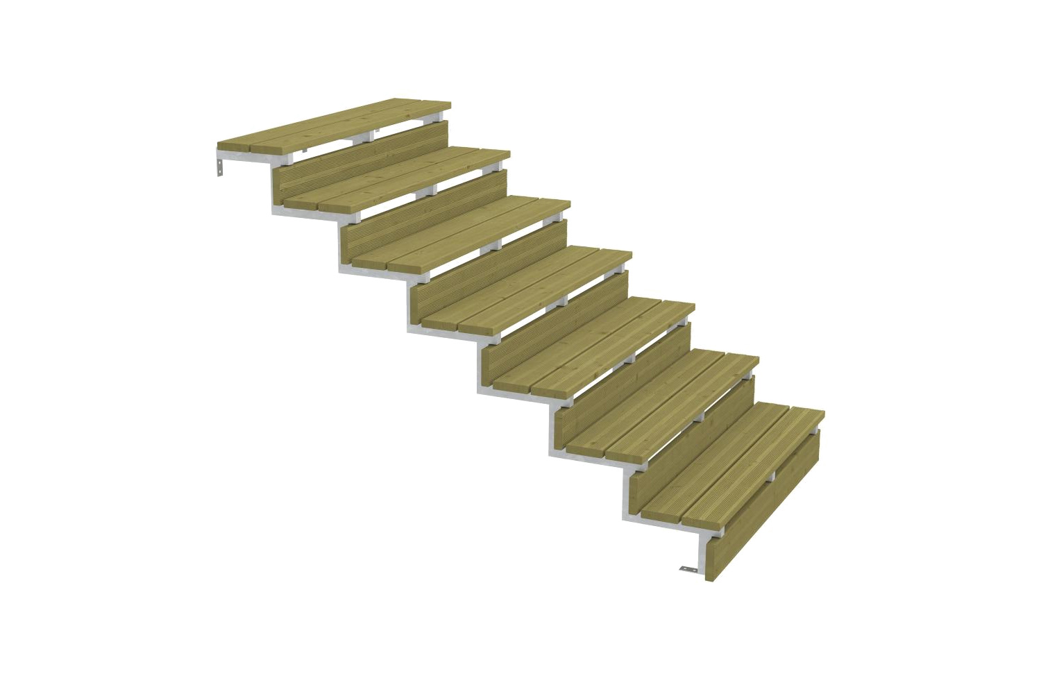 Plus Treppendielen Kiefer druckimprägniert 6 Stk - 120 x 12 x 2,7 cm ...